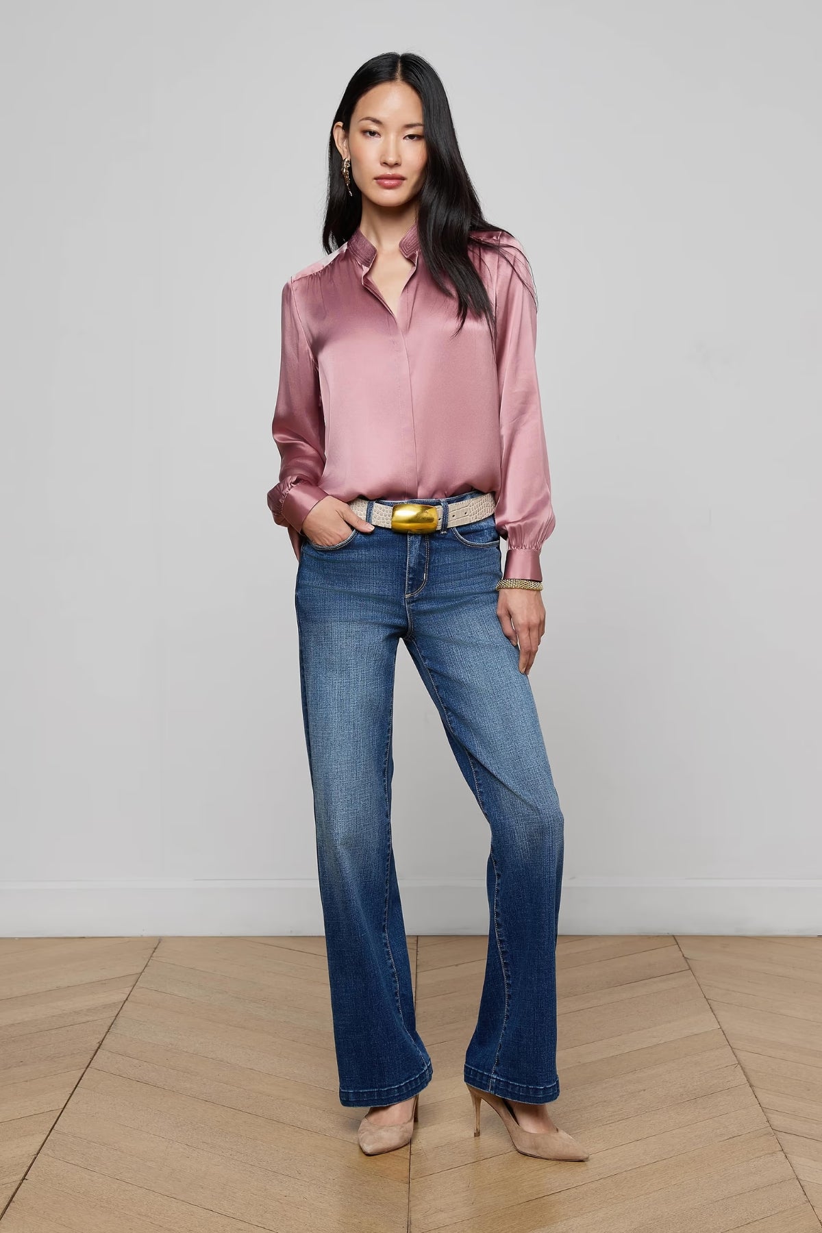 L'AGENCE | BIANCA BLOUSE